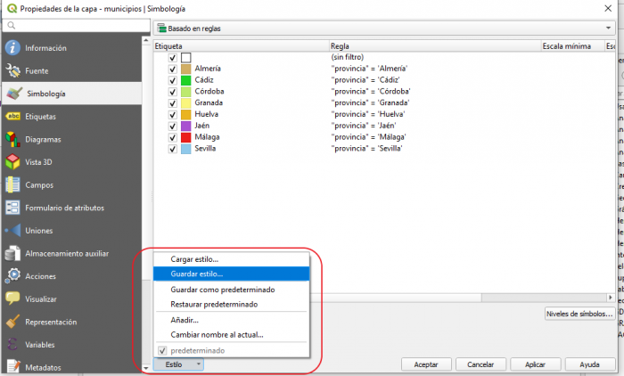 Importar Shapefile en PostGIS desde QGIS 3.x y aplicar simbología