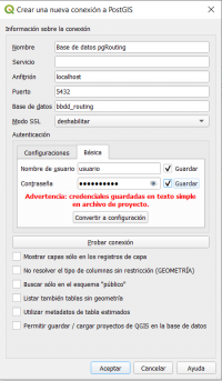 Configuración de pgRouting en QGIS | Cursos GIS | TYC GIS Formación