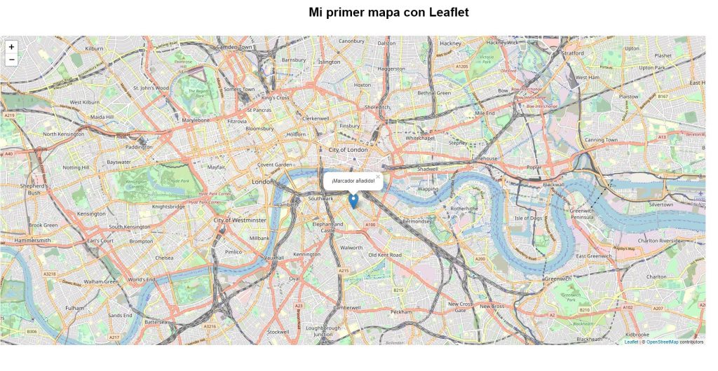 Cómo visualizar mapas con JavaScript y la librería Leaflet