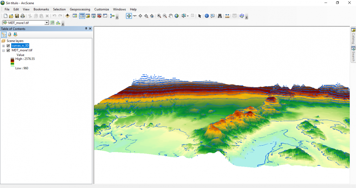 Visualización 3D con ArcScene de ArcGIS | Cursos GIS | TYC GIS
